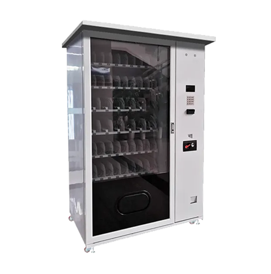 Distributore automatico da esterno con tettoia per snack e bevande